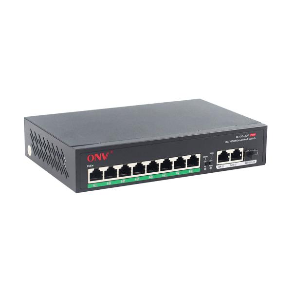 Quality 11-Port Gigabit Uplink PoE Switch With 30W PoE+ Power And Watchdog Function for sale