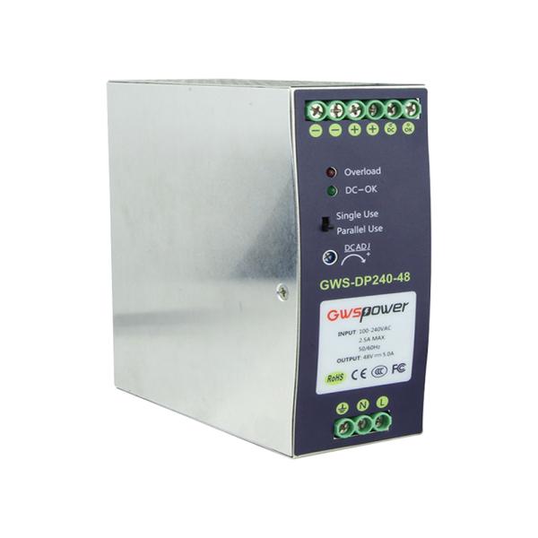 Quality 240W 48V DIN Rail Industrial Power Supply with High Efficiency and Wide Input Voltage Range for sale