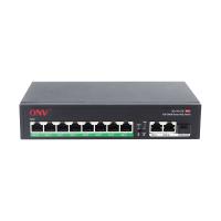 Quality 11 Port Unmanaged Gigabit PoE Switch With 30W PoE+ And SFP Fiber Uplink for sale