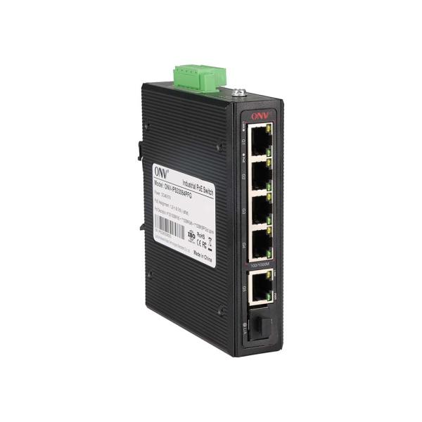 Quality 6-port Gigabit Industrial PoE Switch with 30W per Port and Gigabit Access for High-Speed Networking for sale