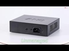 commercial grade 6 port gigabit poe switch with ieee802.3af/at support