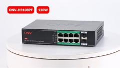 ONV-H3108PF ONV Gigabit PoE fiber switch for reliable networking