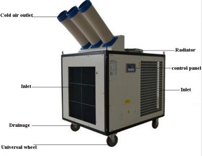 China Floor Standing Spot Air Cooler Portable Spot Cooling With 8500W Cooling Capacity for sale