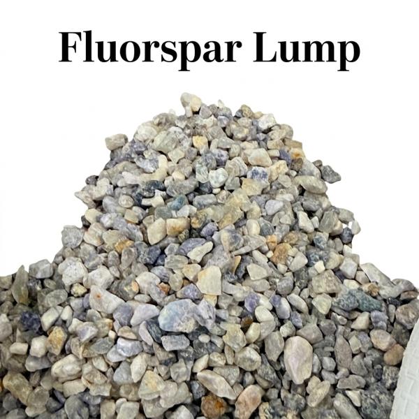 Quality Metallurgical Grade Fluorspar Fluorite Lumps with CaF₂ ≥90% and 0-5mm Particle Size for sale