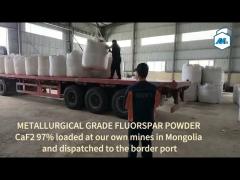 95% purity fluorite 30-80mm granular high temperature resistance industrial fluorspar for metallurgy