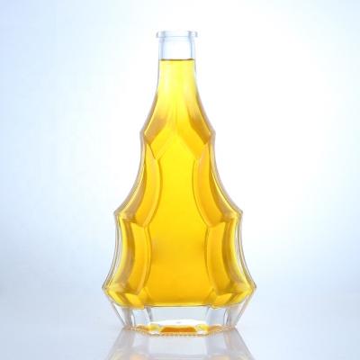 Cina Bottiglie di liquore in vetro da 750 ml con tappo in alluminio e vetro di pietra La scelta più popolare in vendita