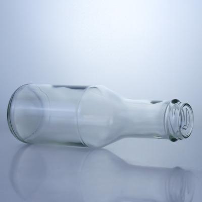 China Garrafa de vidro de pedra clara para suco de leite salada molho de pimenta ketchup 300 ml 500 ml 700 ml à venda