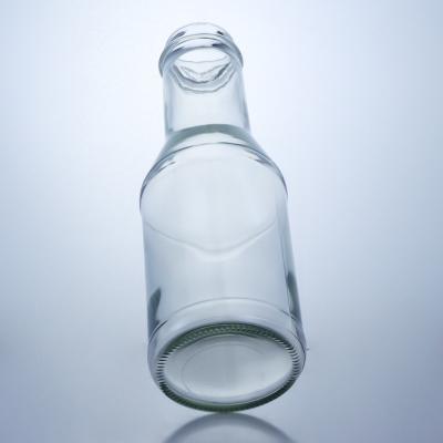 China Garrafa de vidro de pedra clara para suco de leite salada molho de pimenta ketchup 300 ml 500 ml 700 ml à venda