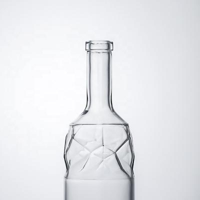 中国 清潔なスーパーフリントガラスボトル 750ml ジン・ラム・ウイスキー・ワイン 販売のため