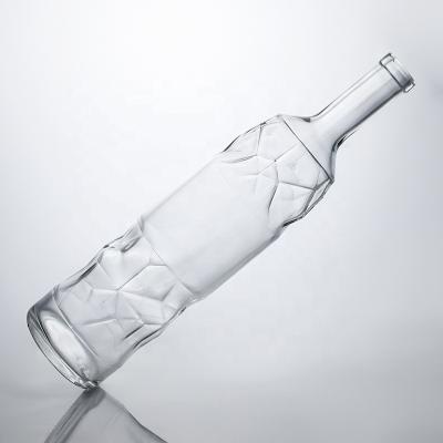 中国 清潔なスーパーフリントガラスボトル 750ml ジン・ラム・ウイスキー・ワイン 販売のため