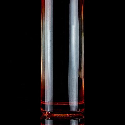 Cina Rivestimento di colore rosso 750 ml bottiglia di tequila in vetro con design unico e sughero in vendita