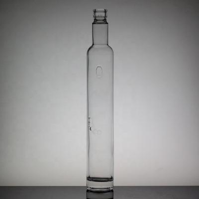 Cina Stampa a schermo Distintivo Alto Sottile Bottiglia Lunga Bottiglia di Vetro Vodka 500ml 750ml in vendita