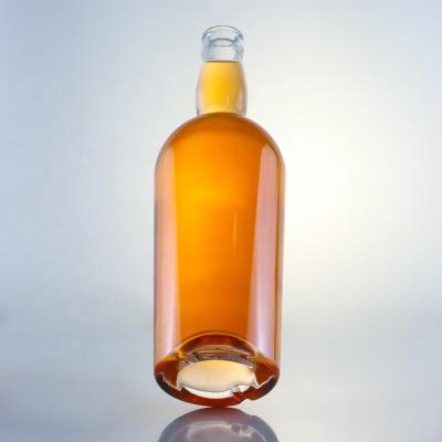Cina Collare di vetro 750 ml 700 ml Bottiglia rotonda per la vendita di bevande in vendita