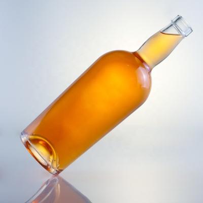 Cina Collare di vetro 750 ml 700 ml Bottiglia rotonda per la vendita di bevande in vendita