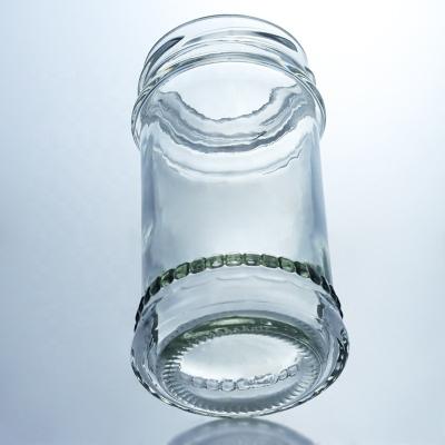 Cina Disegno unico 100ml 300ml 500ml Country Honey Glass Jar con coperchio Prodotti in vetro trasparente in vendita