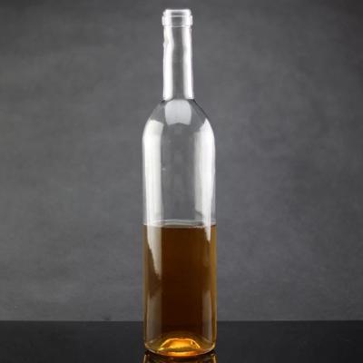 Cina Materiale del colletto Vetro 700 ml 750 ml Bottiglia di vino di moda per liquori in vendita