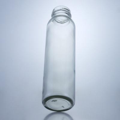Cina 300 ml di barattolo di vetro rotondo per alimenti per il trattamento delle superfici e del liquido di latte, del succo di frutta e del tè di frutta in vendita