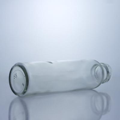 Cina 300 ml di barattolo di vetro rotondo per alimenti per il trattamento delle superfici e del liquido di latte, del succo di frutta e del tè di frutta in vendita