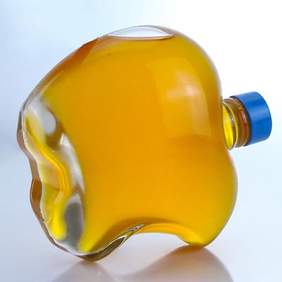 中国 オーダーメイド キャップ リンゴ形 ガラスボトル ウォッカ ティーキラ スーパー フリント ガラス ウイスキー 販売のため