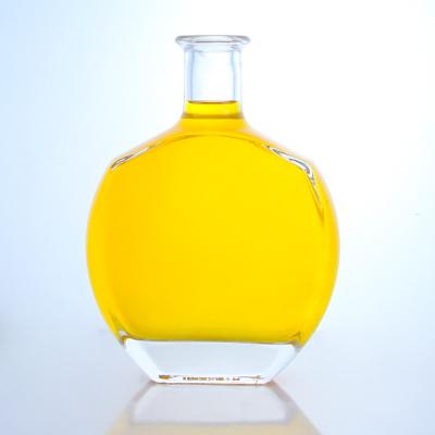 Cina Logo personalizzato Colletto di vetro Bottiglia di liquori per whisky Vodka Tequila Gin Rum fornito in vendita