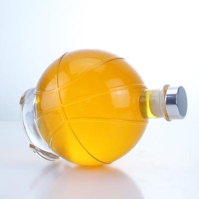 中国 ウィスキー ジン ラム ウォッカ ガラス ネックレス ボール形ボトル カスタムキャップとコルクストップ 販売のため