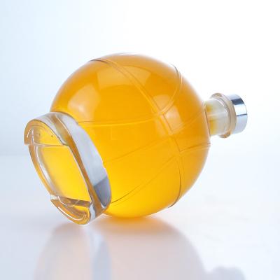 中国 ウィスキー ジン ラム ウォッカ ガラス ネックレス ボール形ボトル カスタムキャップとコルクストップ 販売のため