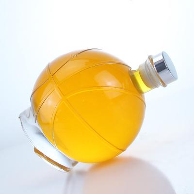 中国 ウィスキー ジン ラム ウォッカ ガラス ネックレス ボール形ボトル カスタムキャップとコルクストップ 販売のため