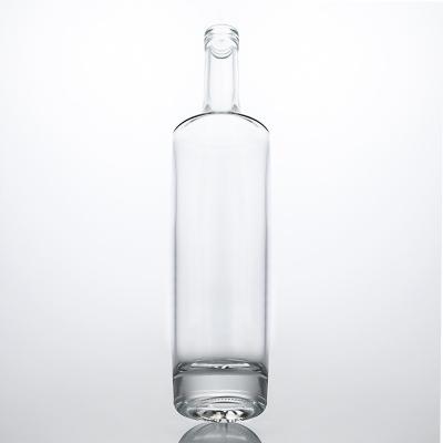 Cina Bottiglia di liquore in vetro a collo lungo a misura per la vodka al gin rum in vendita