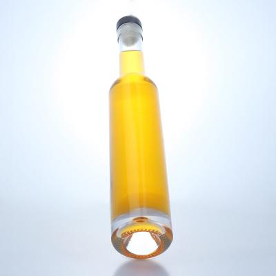 Cina Whisky Vodka Tequila Gin Rum Ice Wine Bottiglia di vetro con sughero e logo personalizzato in vendita