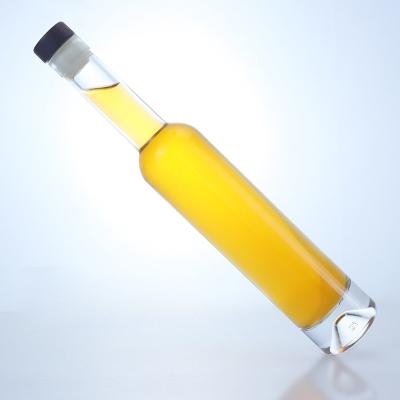 Cina Whisky Vodka Tequila Gin Rum Ice Wine Bottiglia di vetro con sughero e logo personalizzato in vendita