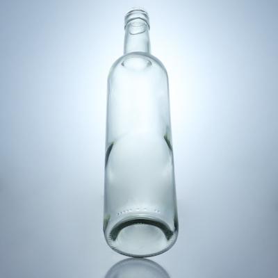 Cina 500 ml bottiglia di liquore di vetro per whisky gin rum vodka Decal superficie manipolazione e avvitamento in vendita