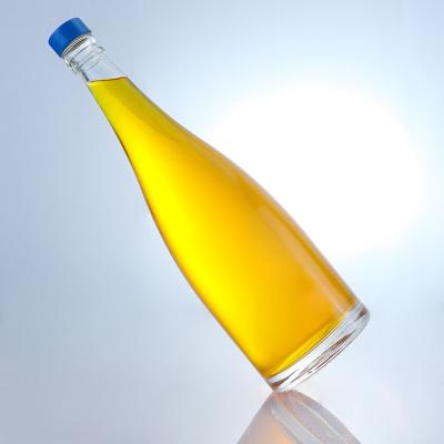 Cina Bottiglia di vetro a cappuccio a vite a forma di pera fatta per il rum Super Flint Vodka Whisky Tequila Gin in vendita