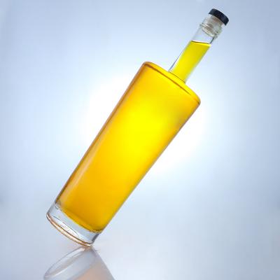 Cina Bottiglia in vetro da 750 ml per rum, vodka, whisky, tequila, gin e materiale super-frittato in vendita