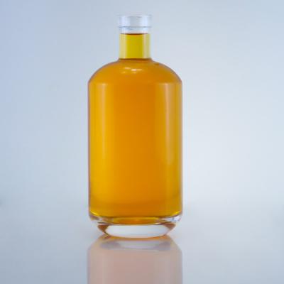 Cina Whisky Gin Rum Vodka Liquor Bottiglia 750 ml Classic Round Glass con tappo di sughero in vendita
