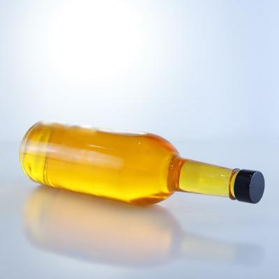 Cina Bottiglia di liquore in vetro da 750 ml per whisky gin rum vodka in vendita