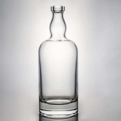 Cina Bottiglie di whisky e rum 750 ml con T di sughero base pesante vuota per le vostre esigenze in vendita