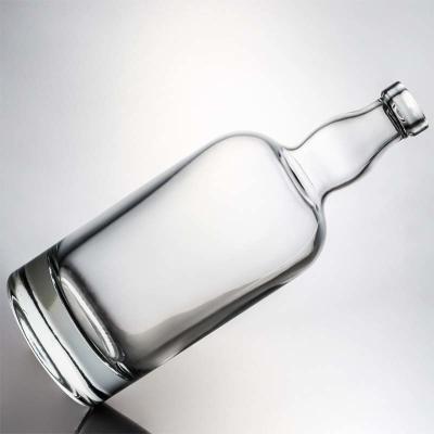 Cina Bottiglie di whisky e rum 750 ml con T di sughero base pesante vuota per le vostre esigenze in vendita