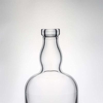 Cina Bottiglie di whisky e rum 750 ml con T di sughero base pesante vuota per le vostre esigenze in vendita