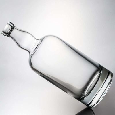 Cina Bottiglie di whisky e rum 750 ml con T di sughero base pesante vuota per le vostre esigenze in vendita