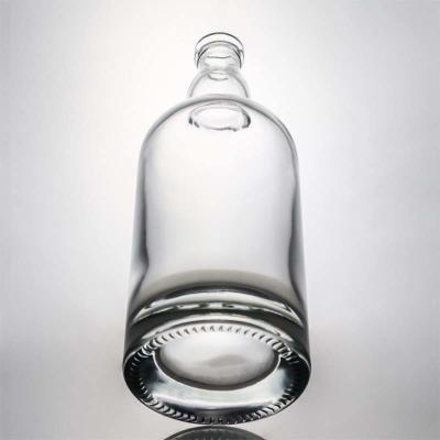 Cina Bottiglie di whisky e rum 750 ml con T di sughero base pesante vuota per le vostre esigenze in vendita