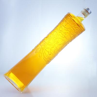 China Industriële drankglasfles met een unieke vorm en geïmprimeerd superklein materiaal Te koop