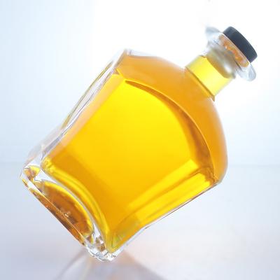 中国 グラス・カラー 素材 方形 ウイスキー ウォッカ テキラ ブランデー ジン ラム ボトル コルク 販売のため