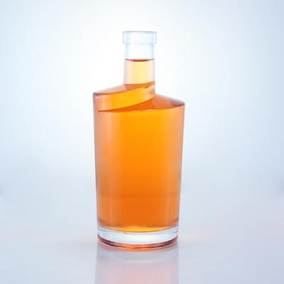 Cina Bottiglia di vetro di pietra per gin rum champagne brandy e whisky con logo personalizzato in vendita