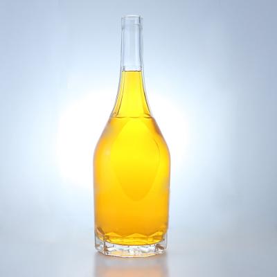中国 オーダーメイドキャップ 500ml 700ml 750ml 独特の形状のガラスボトル ラム ウォッカ ウィスキー テキラ ジン 販売のため