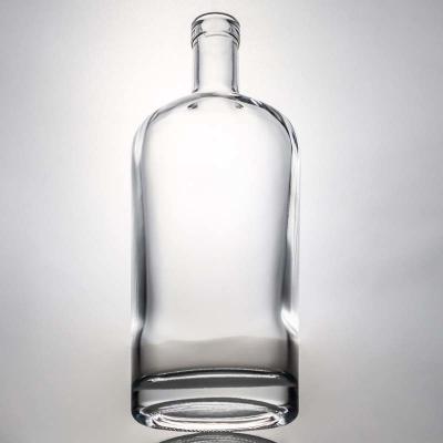 China Decal Surface Super Flint Glasfles voor Whisky Gin 700ml 750ml 1000ml Capaciteit Te koop