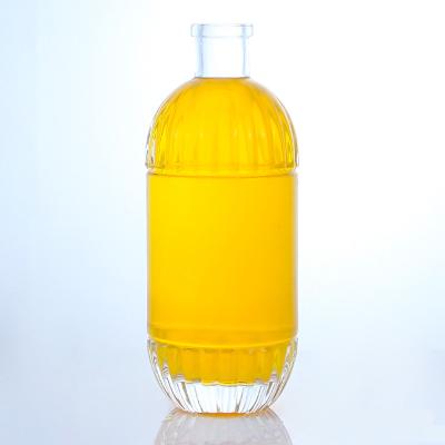 China Op maat gemaakte vierkant of rond glas fles voor vodka, whisky, rum, gin en tequila Te koop