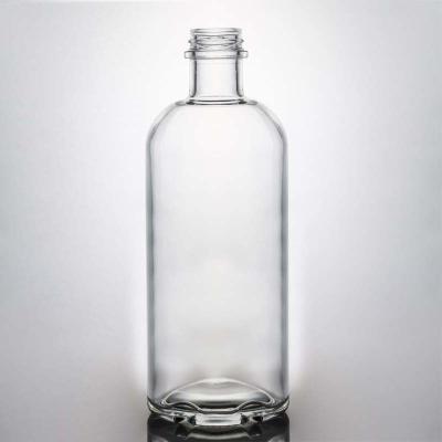 China Material de vidro Capacidade e forma personalizáveis Rum Vodka Whisky Tequila Gin Botella com tampa à venda