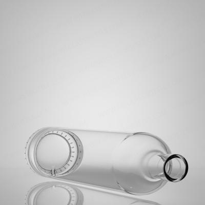 Cina Materiale del corpo Vetro 750 ml Super Flint Rum Vodka Whisky Tequila Gin Bottiglia con sughero in vendita