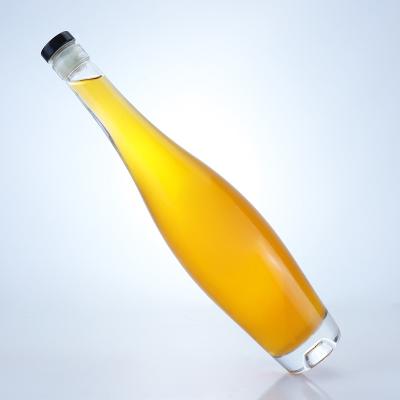 Cina Bottiglia rotonda di liquori alta e sottile da 500 ml/700 ml con capo di sughero chiaro o colore personalizzato in vendita