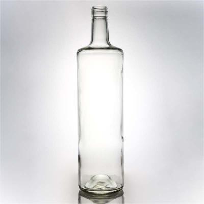 Cina Vendita diretta bottiglia di vetro con coperchio per rum vodka whisky tequila gin chiaro o personalizzato in vendita